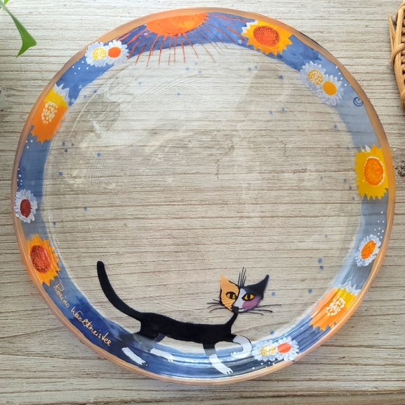 Goebel | Art | Goebel Rosina Wachtmeister Cat Art Glass Dish Hand ...